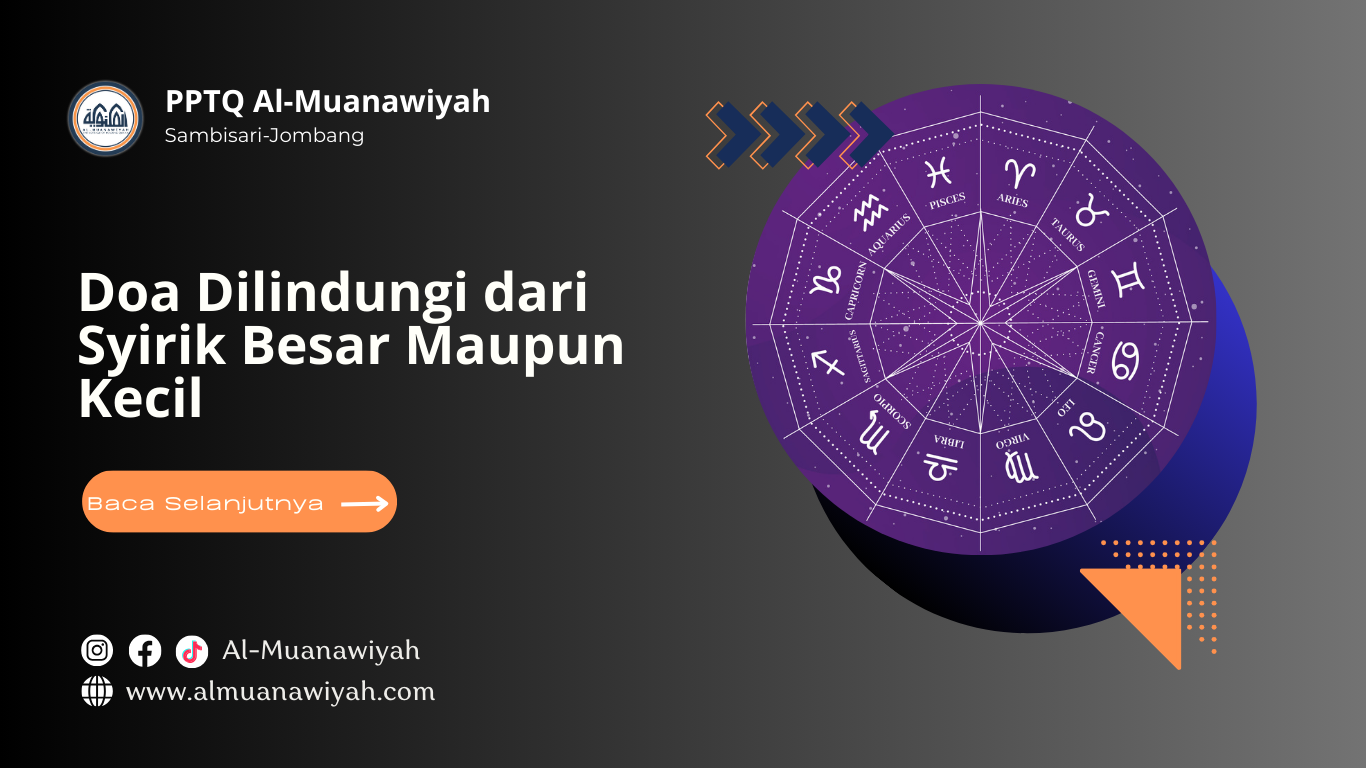 Doa Dilindungi dari Syirik Besar Maupun Kecil - Pesantren Tahfidz Al ...